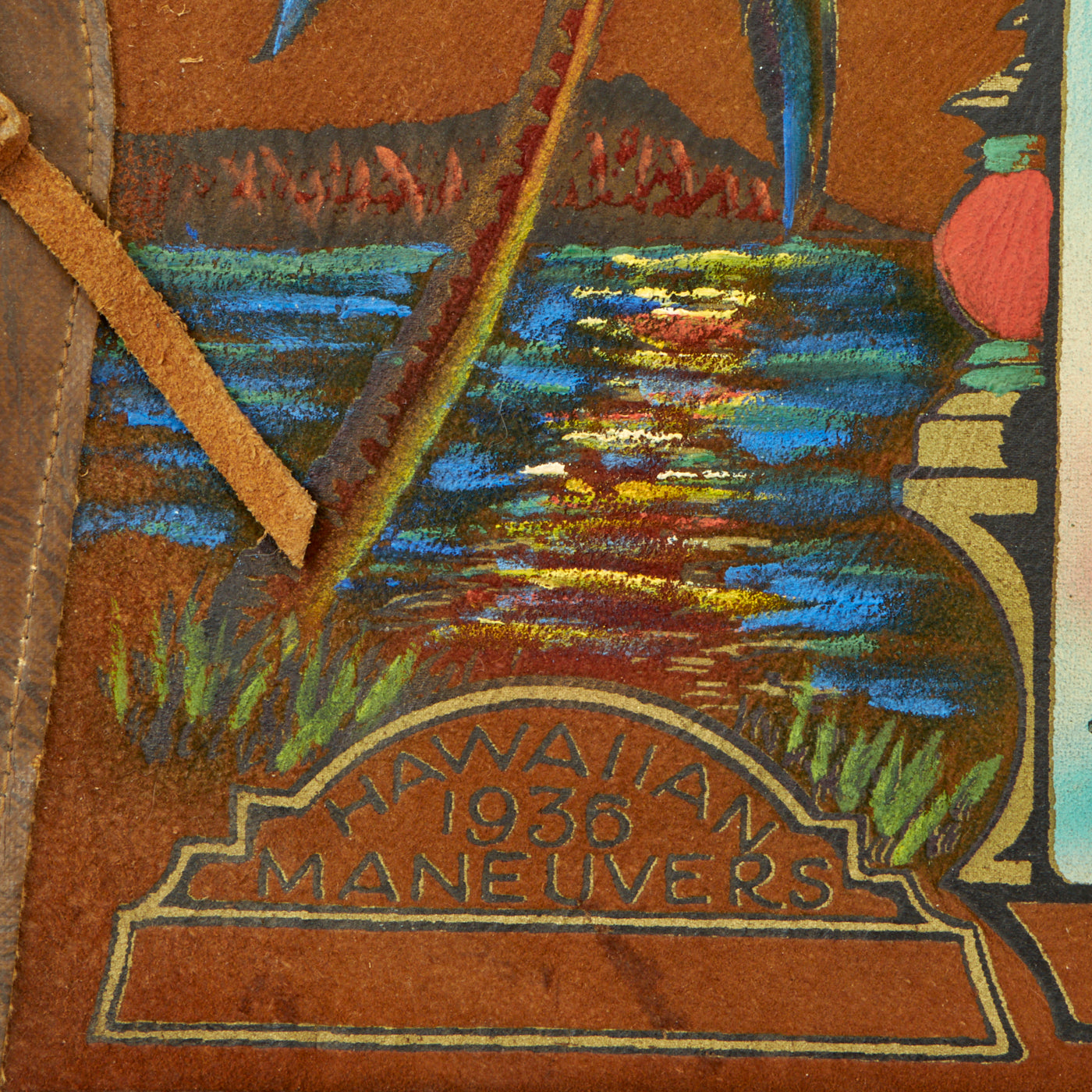 Original U.S. Interwar United States Navy USS Arizona 1936 Hawaiian Ma ...