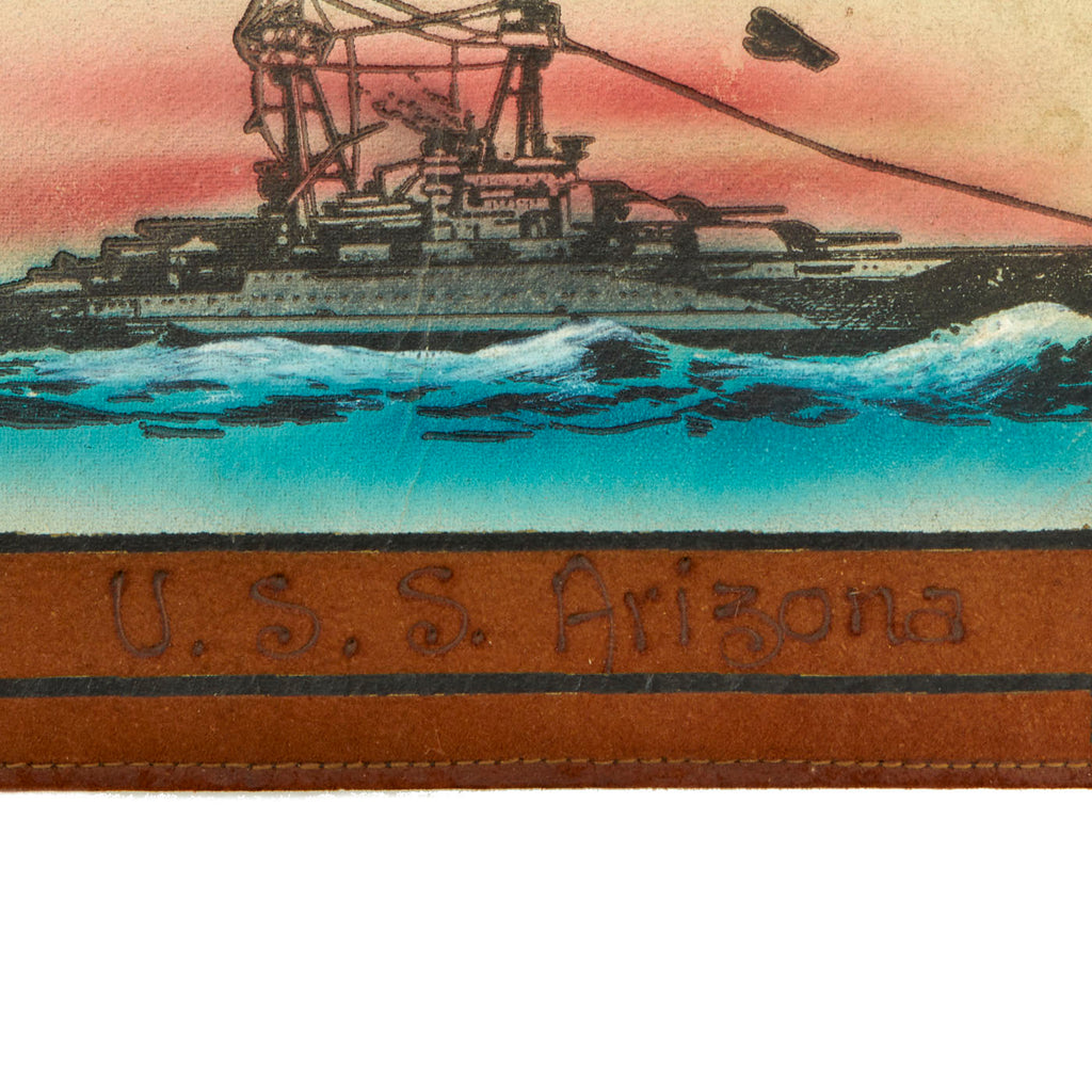 Original U.S. Interwar United States Navy USS Arizona 1936 Hawaiian Ma ...
