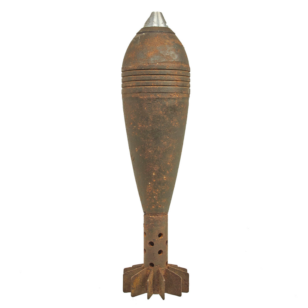 Original German WWII Inert 8cm Granatwerfer 34 Mortar Round - GrW 34 ...