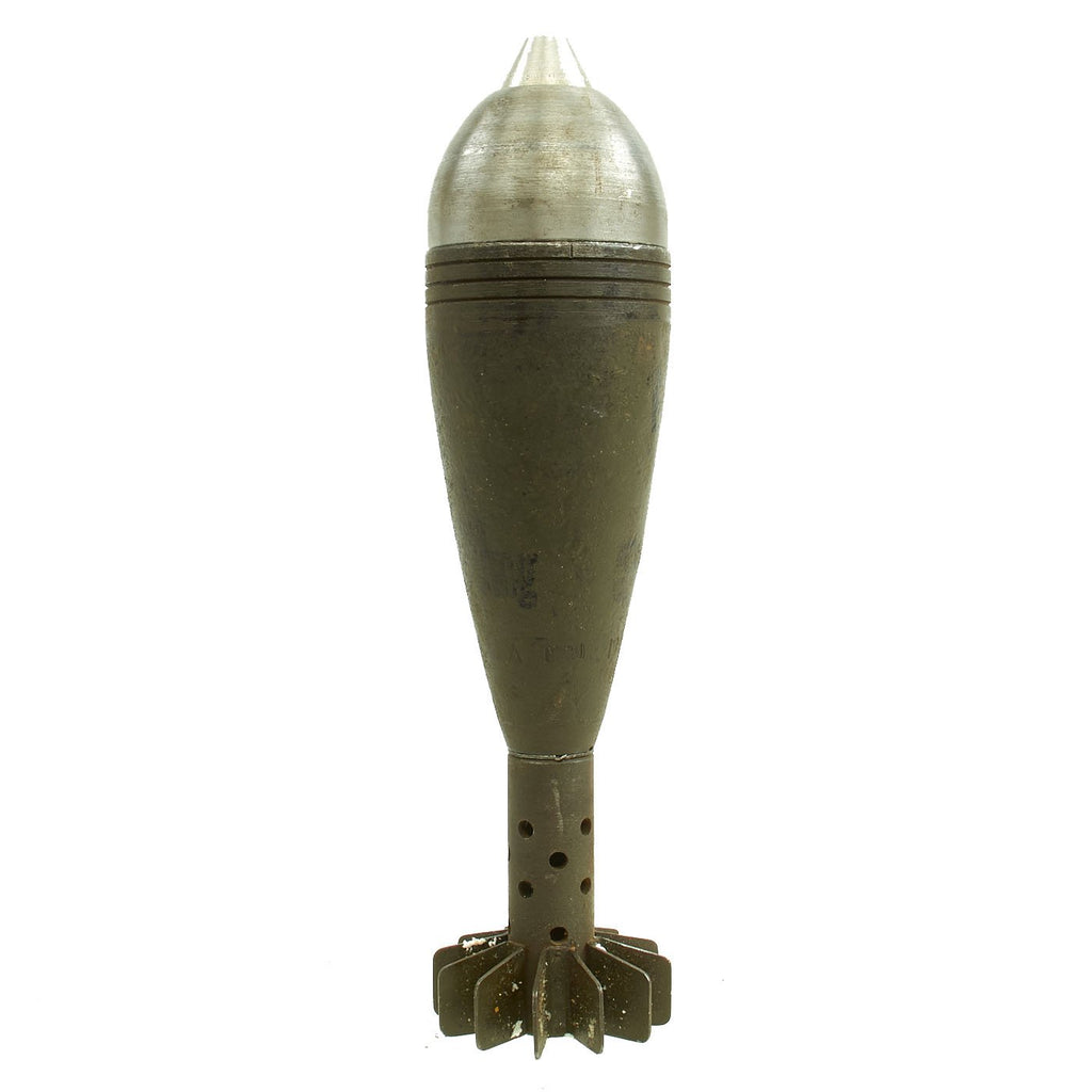 Original German WWII Inert Wgr. 39 HE-Frag Bouncing Mortar Round for 8 ...