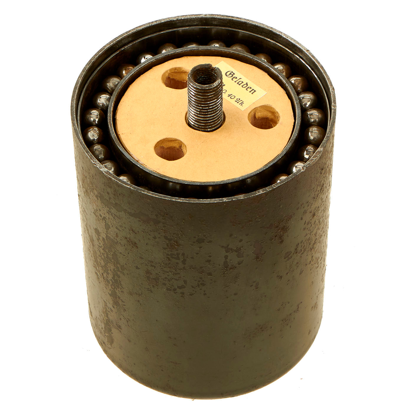 Original WWII German Bouncing Betty S-Mine with Shrapnel, Rinker Marke ...