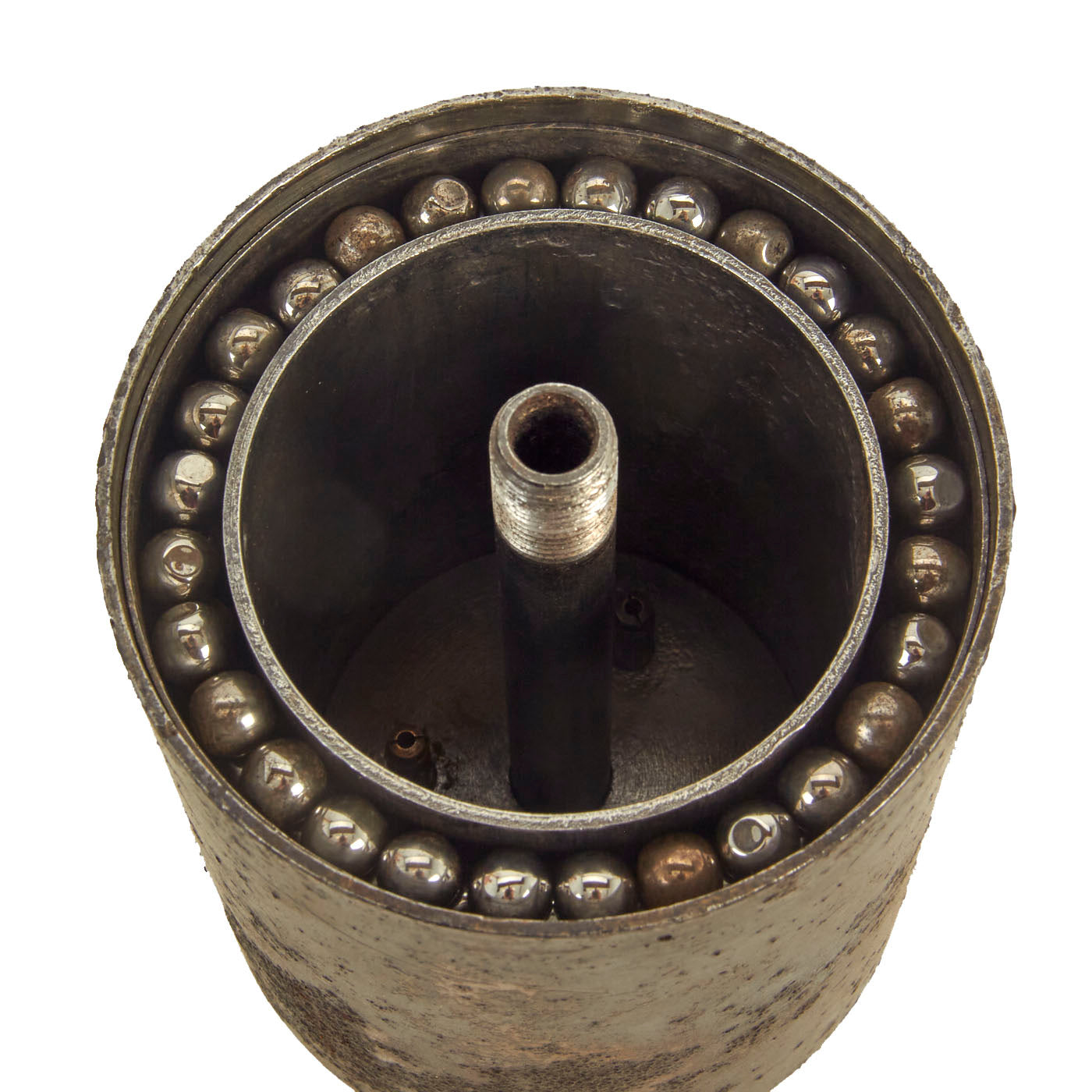 Original WWII German Bouncing Betty S-Mine with Shrapnel, Grass Blade ...
