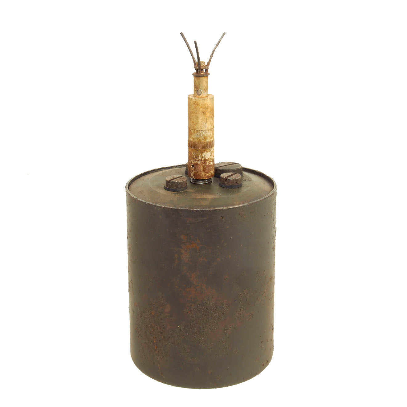 Original WWII German Bouncing Betty S-Mine with Shrapnel, Grass Blade ...