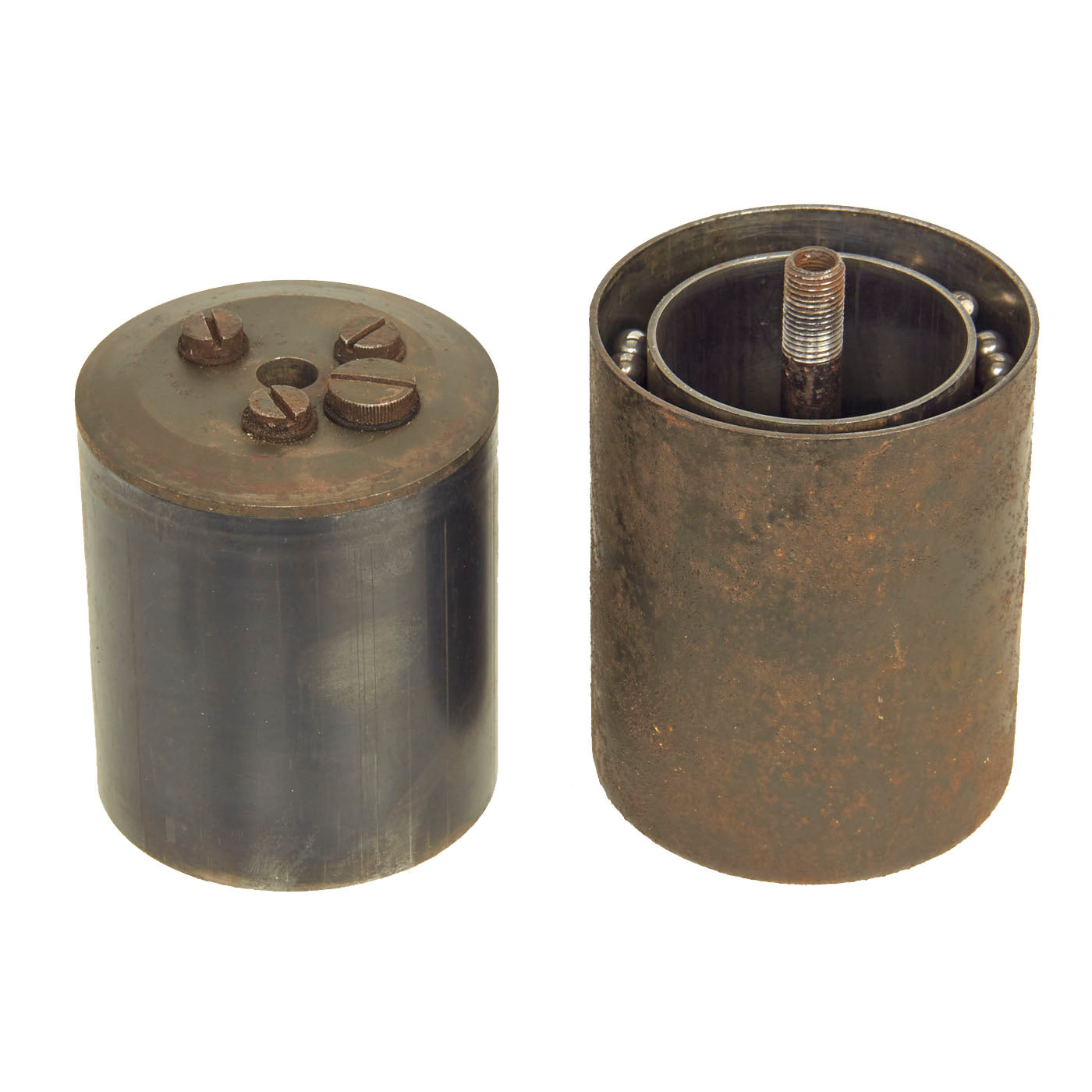 Original WWII German 1940 dated Bouncing Betty S-Mine with Shrapnel an ...