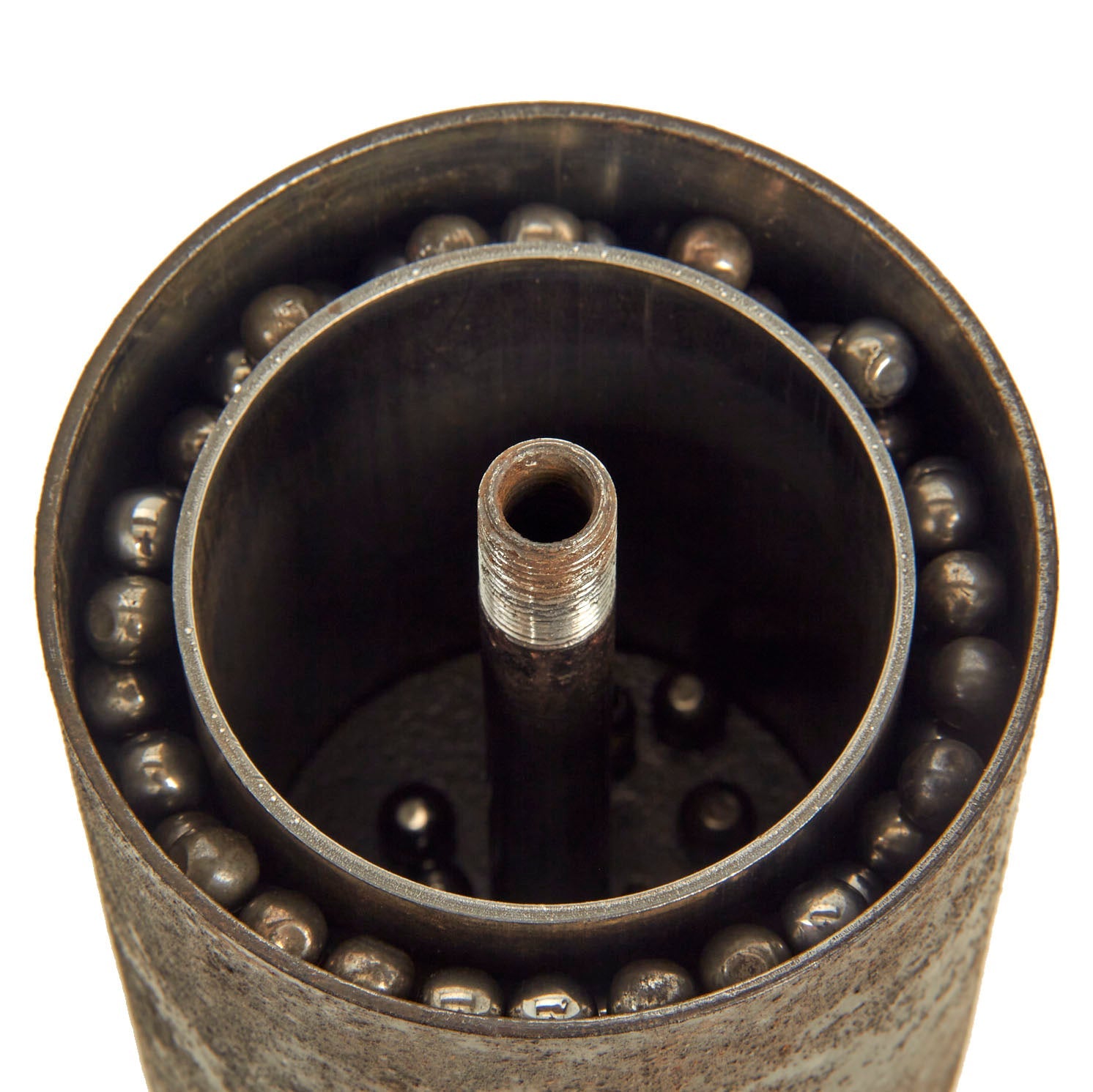 Original WWII German 1940 dated Bouncing Betty S-Mine with Shrapnel an ...