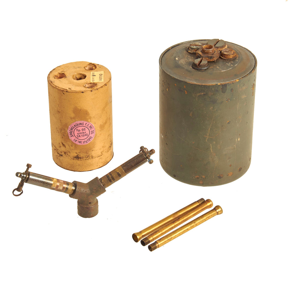 Original WWII German 1940 dated Bouncing Betty S-Mine by HWS with Shra ...
