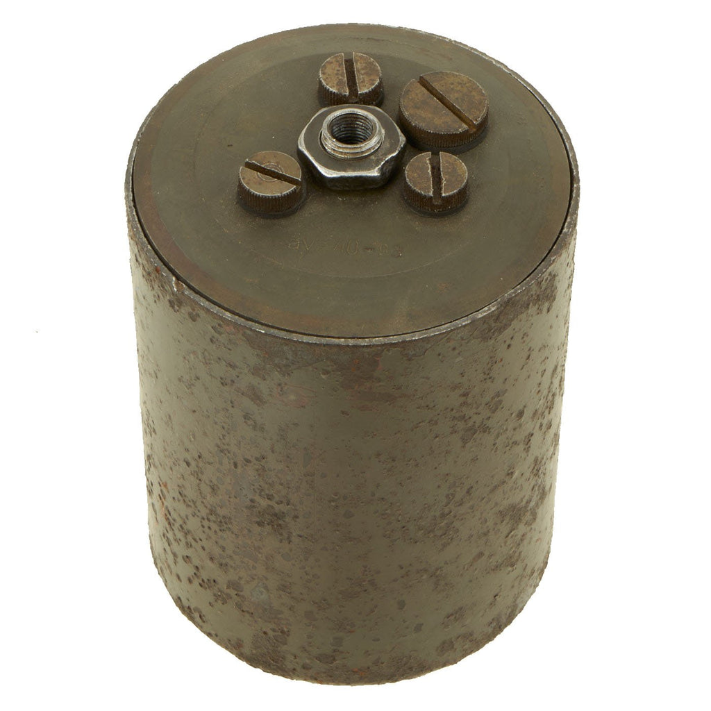 Original WWII German Bouncing Betty S-Mine with Shrapnel with Grass Bl ...