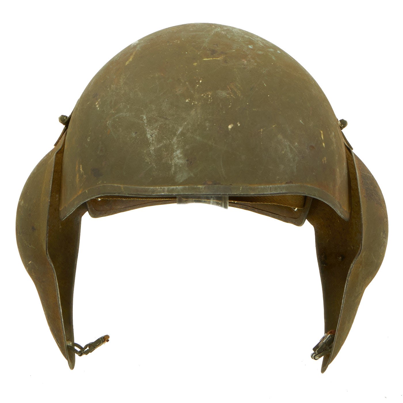 Original U.S. WWII Army Air Force Bomber Crew M5 Steel FLAK Helmet USA ...