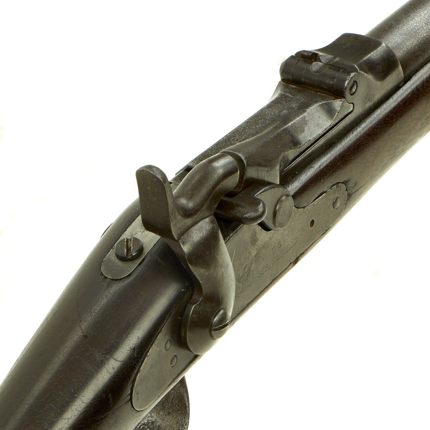 Original U.S. Springfield Trapdoor M1884-90 Saddle Ring Carbine with R ...