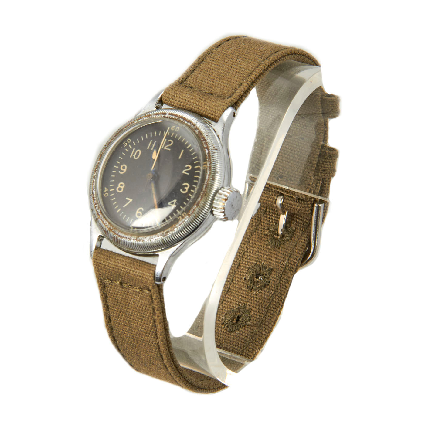 Original U.S. WWII 1945 dated Type A-11 US Army Wrist Watch by Waltham ...