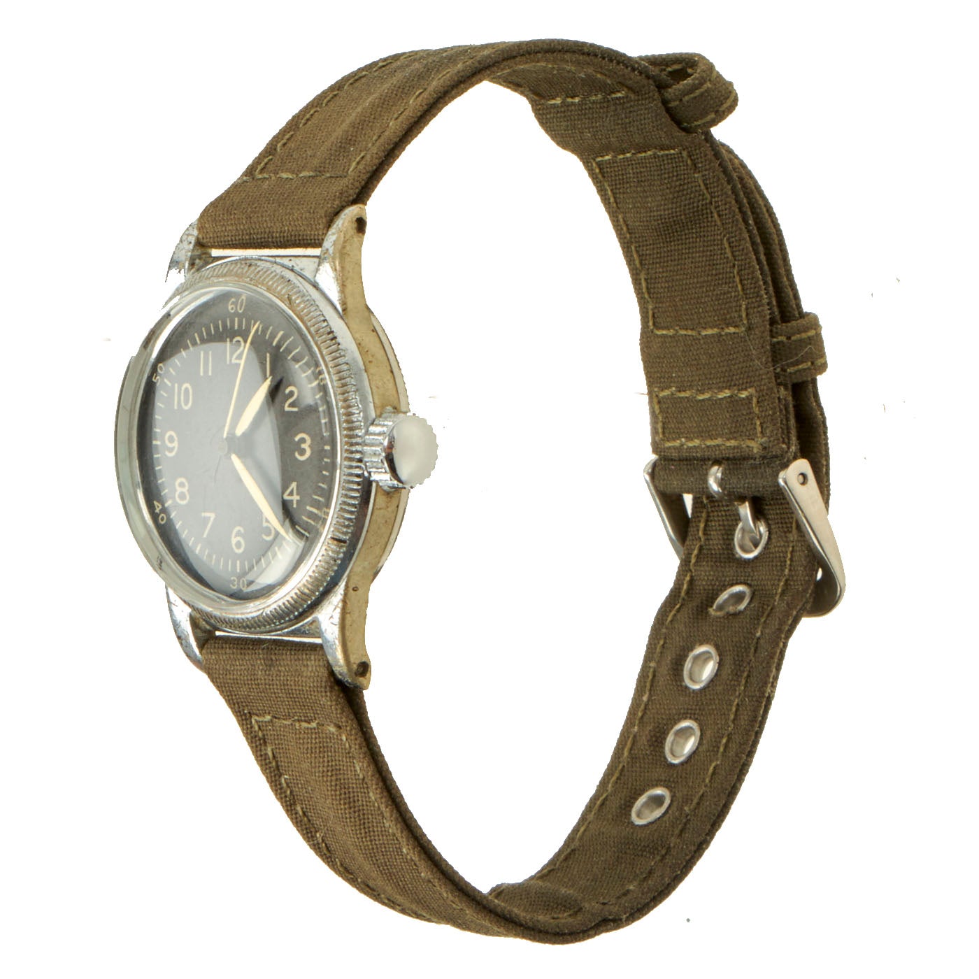 Original U.S. WWII 1945 Dated Type A-11 US Army Wrist Watch by Waltham ...