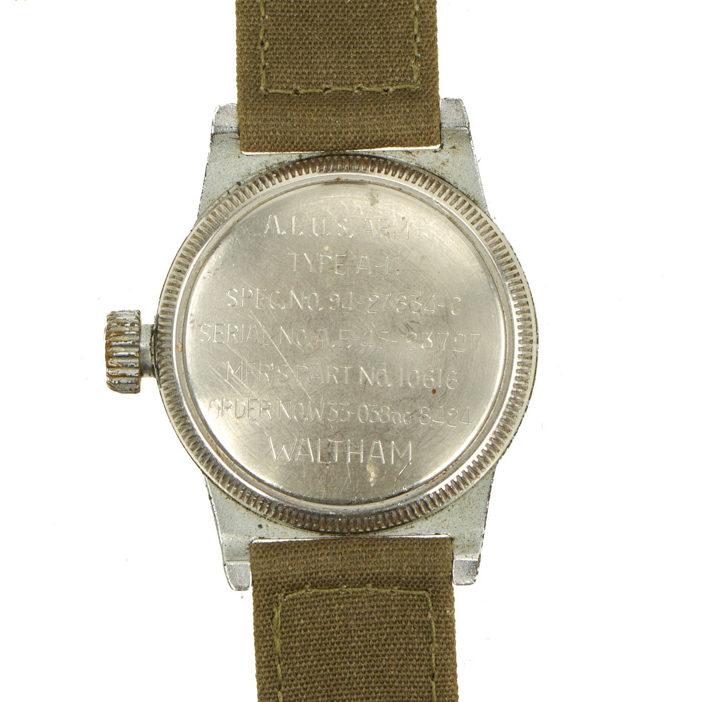 Original U.S. WWII 1945 dated Type A-11 USAAF Wrist Watch by Waltham ...