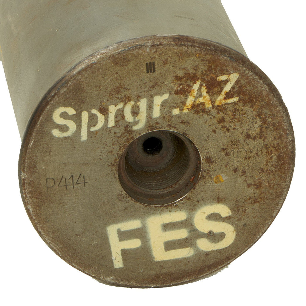 Original German WWII FlaK 88 High Explosive Inert Shell with Casing ...
