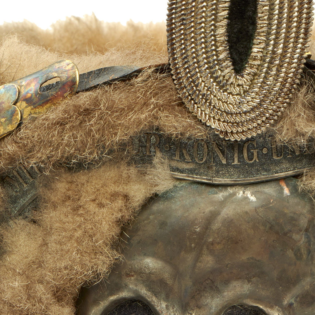 Original Imperial German Prussian Death's Head 1st Life Hussars Office ...