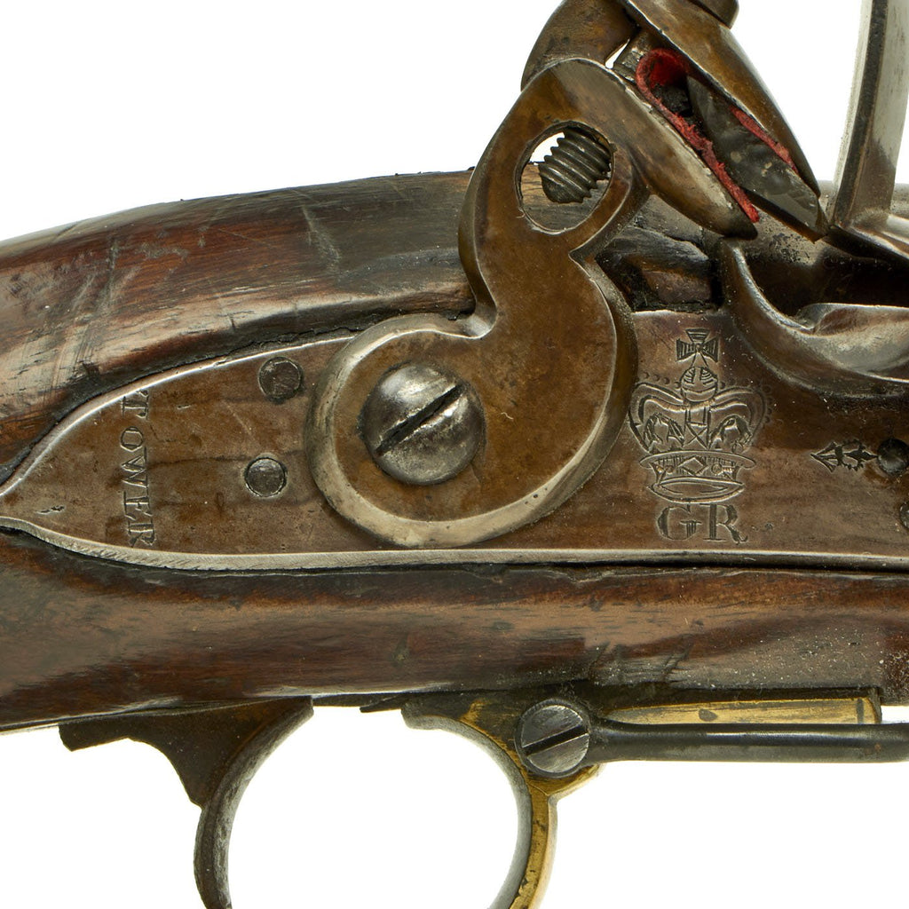 Original British Napoleonic Wars Tower Marked P-1800 Baker Flintlock R ...