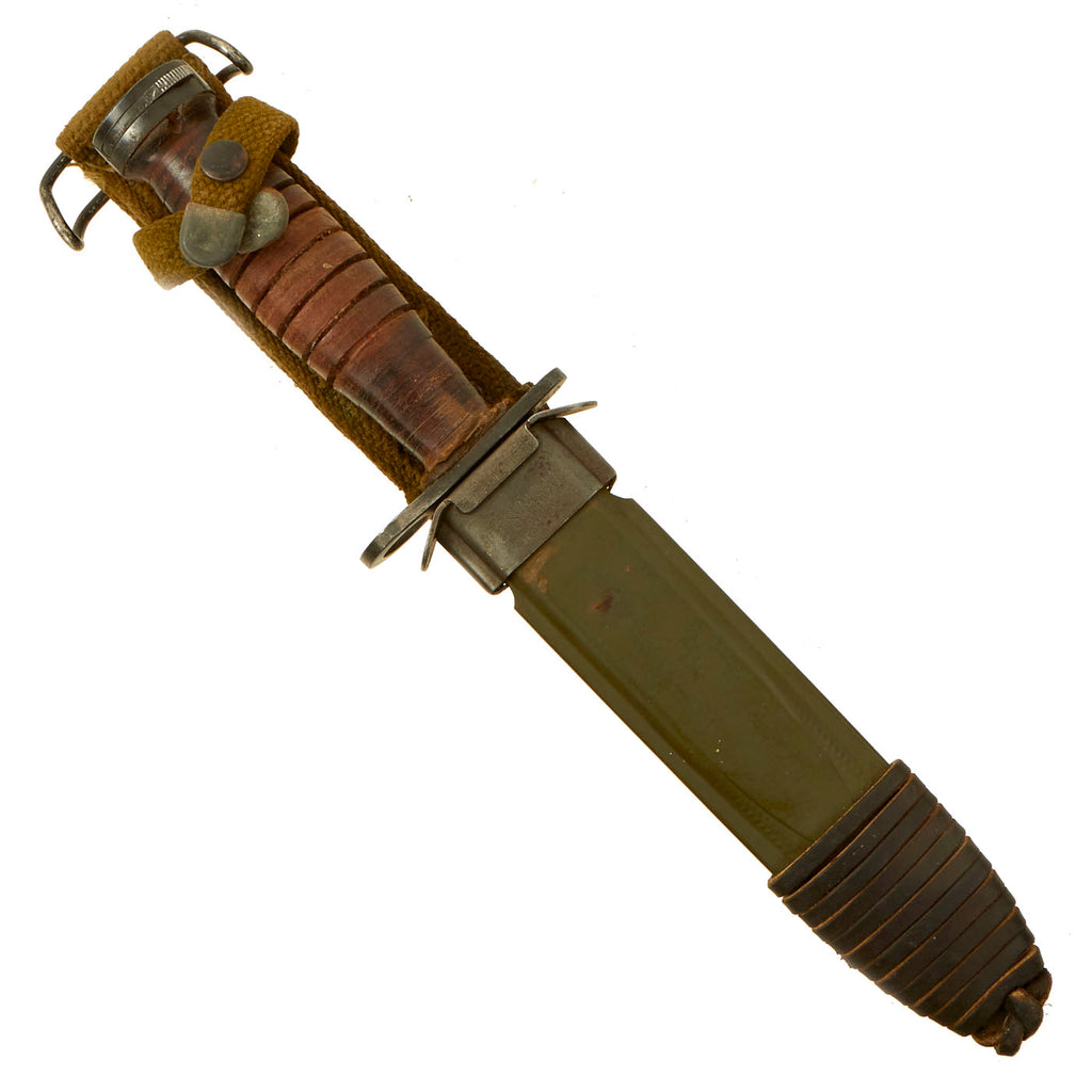 Original U.S. WWII M4 Bayonet by Kinfolks for the M1 Carbine with M8A1 ...