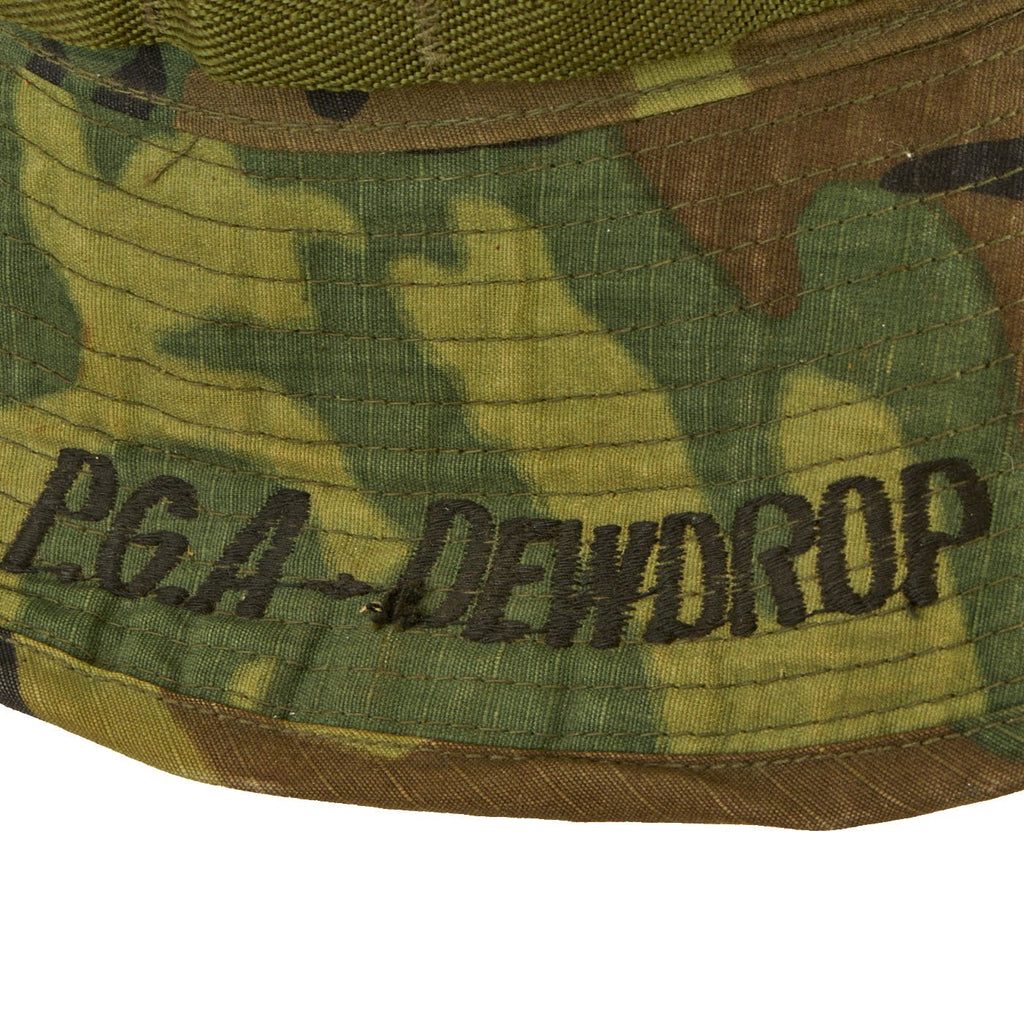 Original U.S. Vietnam War Direct Embroider Lime Green Dominant ERDL Bo ...
