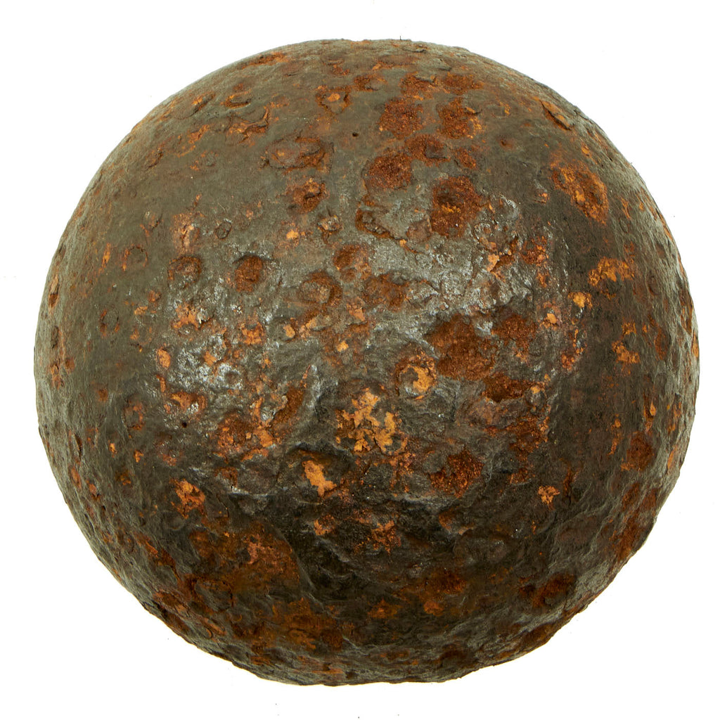 Original U.S. Civil War Confederate Cutaway 12pdr Spherical Case Shot ...