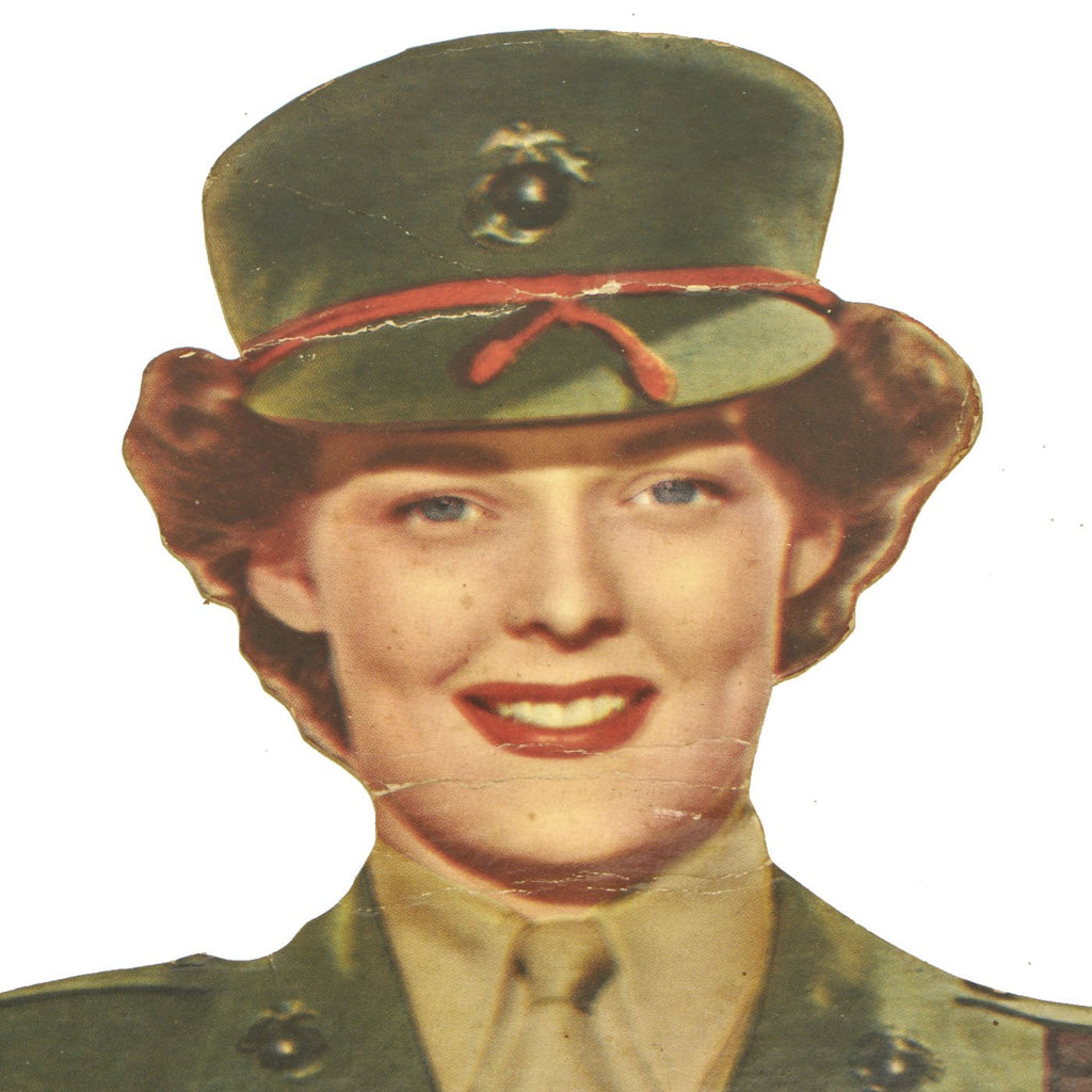 Original U.S. WWII 1943 Female Marine Camel Cigarettes Counter Display ...