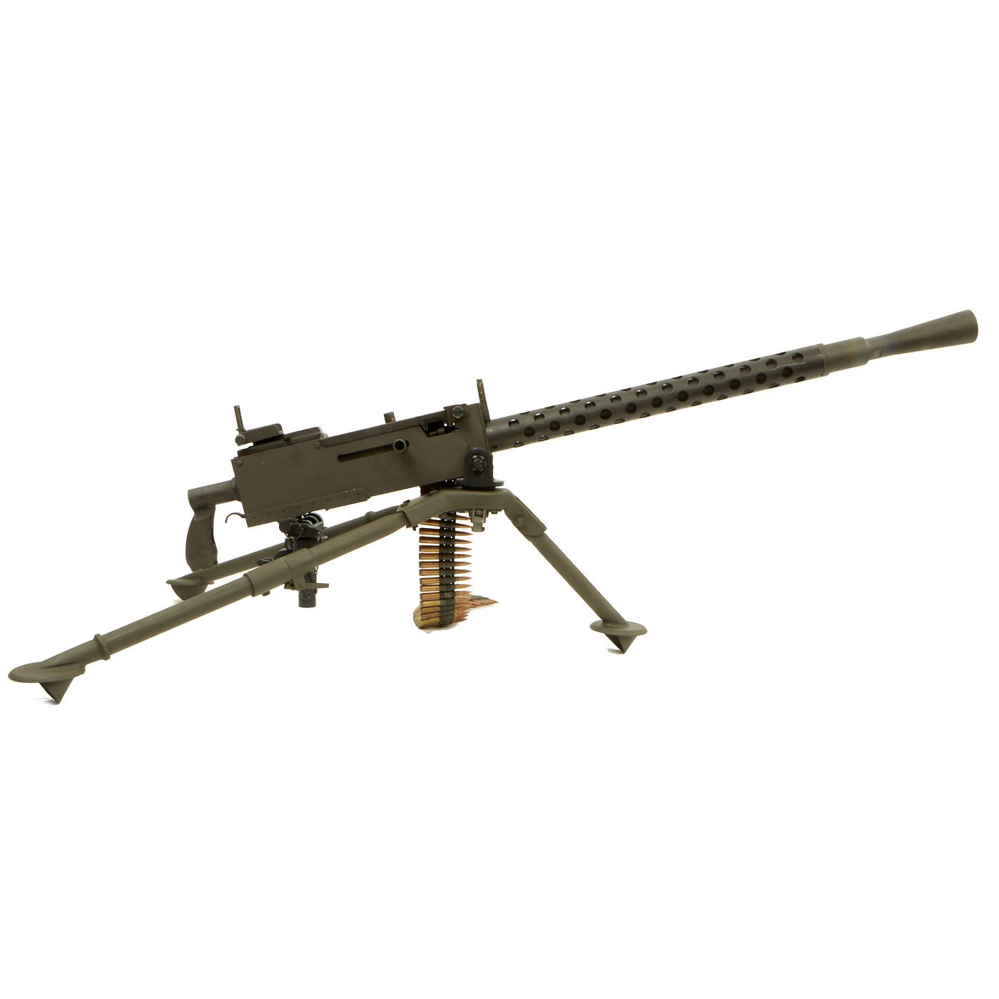 Original U.S. WWII Browning .30 Caliber 1919 Display Machine Gun with ...