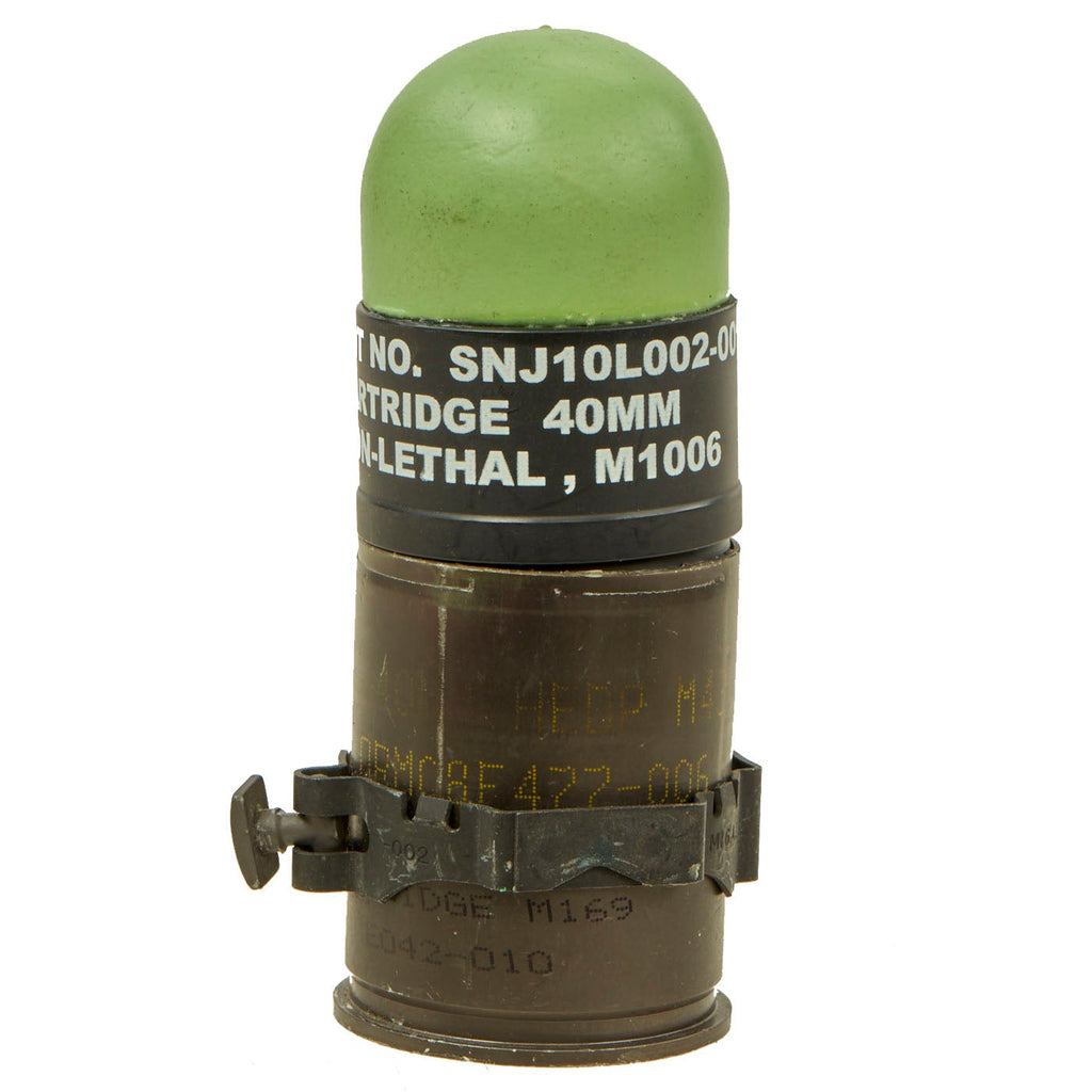 Original U.S. Lot of Seven 40mm Grenade Launcher Rounds - Deactivated ...