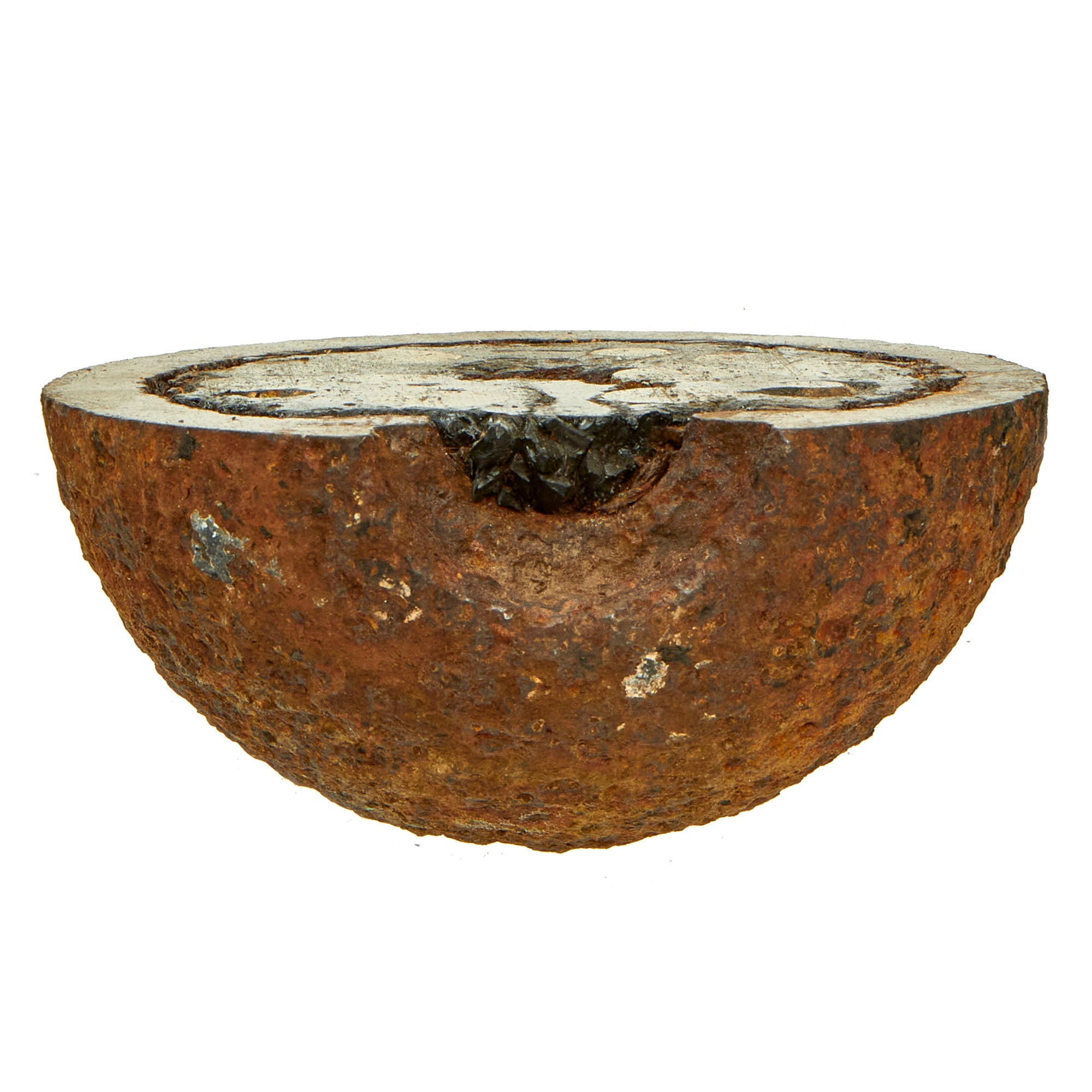 Original U.S. Civil War Confederate Cutaway 12pdr “Napoleon” Spherical ...