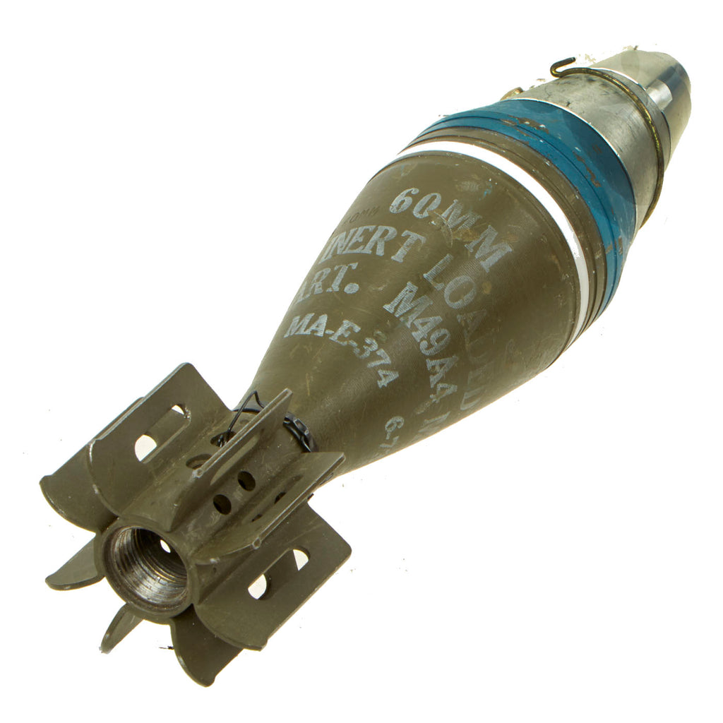 Original U.S. Vietnam War Inert 60mm HE M49A3/A4 Mortar Round - Dated ...
