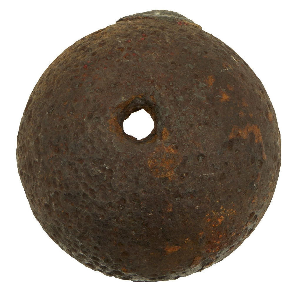 Original U.S. Civil War Confederate 12 Pdr Cutaway Cannon Ball with Fu ...
