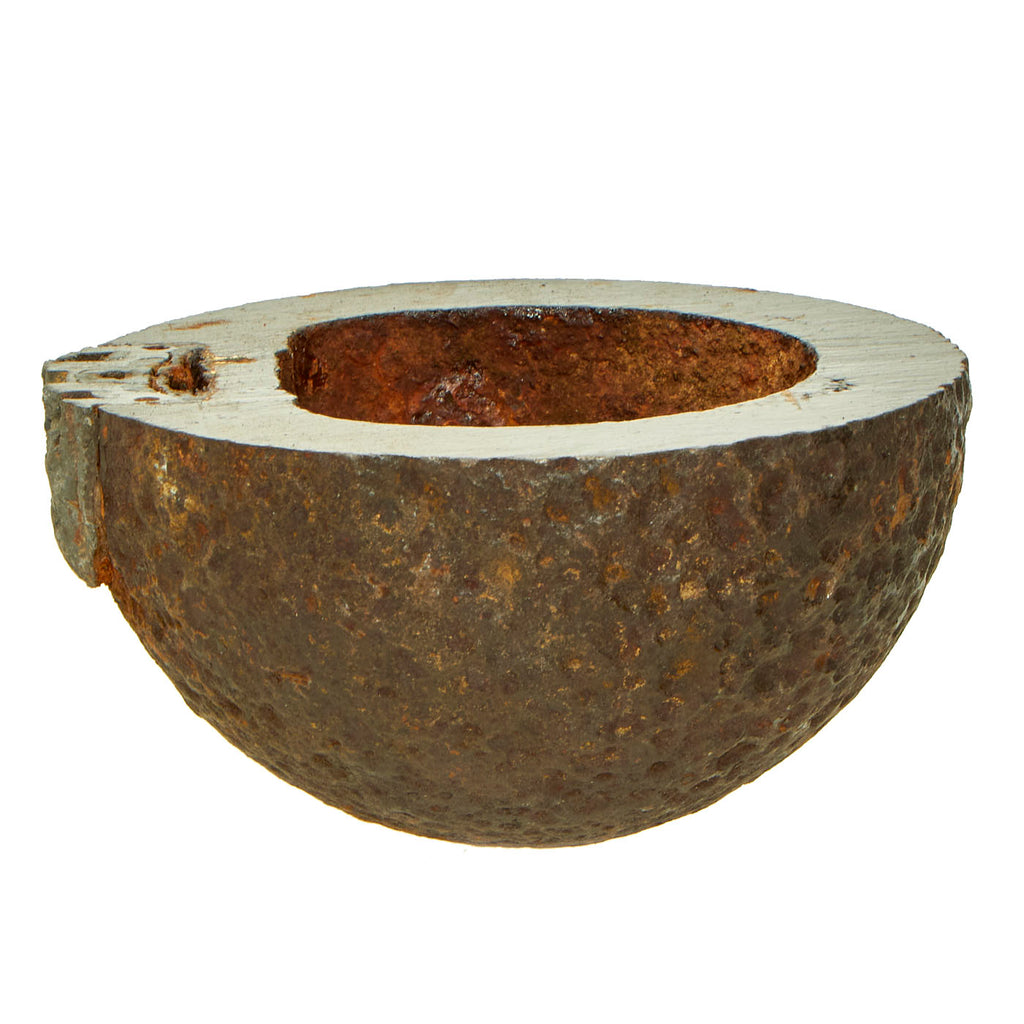 Original U.S. Civil War Confederate Cutaway 12pdr Spherical Case Shot ...