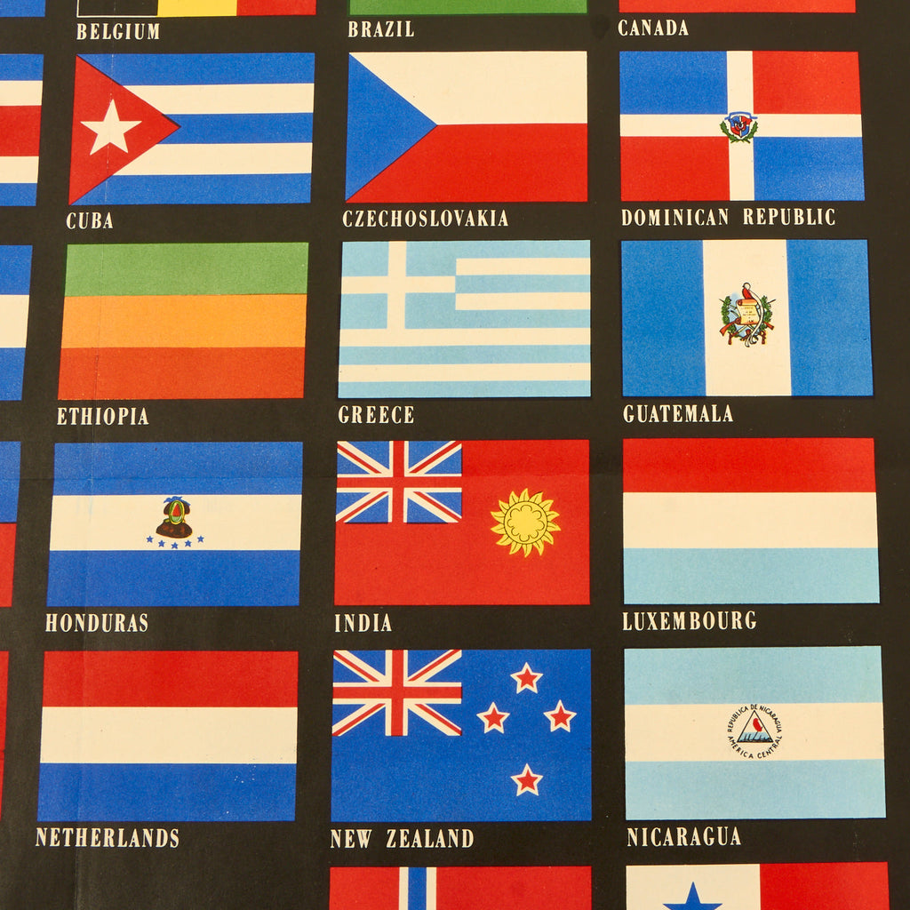 Original U.S. WWII United Nations Fight For Freedom Propaganda Poster ...