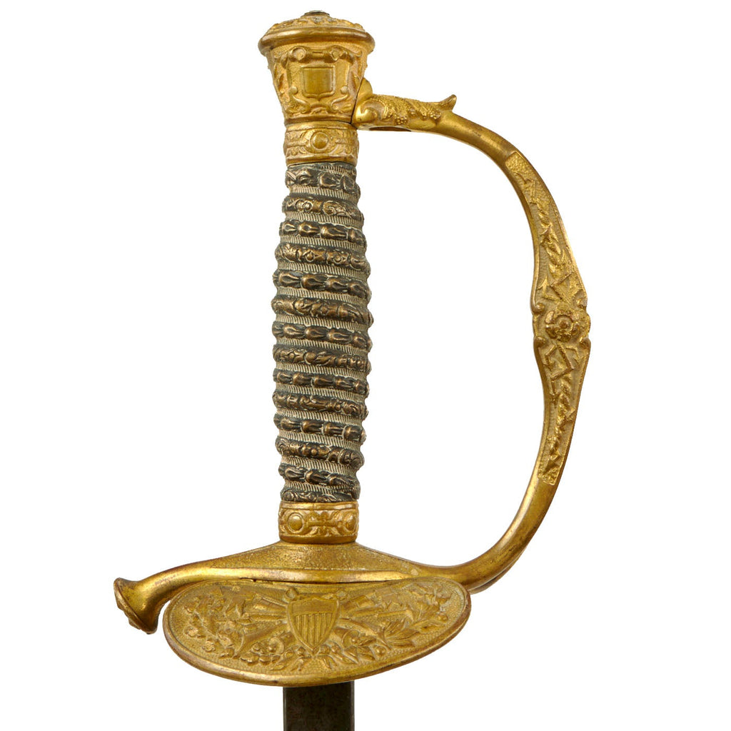 Original U.S. Model 1860 Army Staff and Field Officer Sword with Engra ...