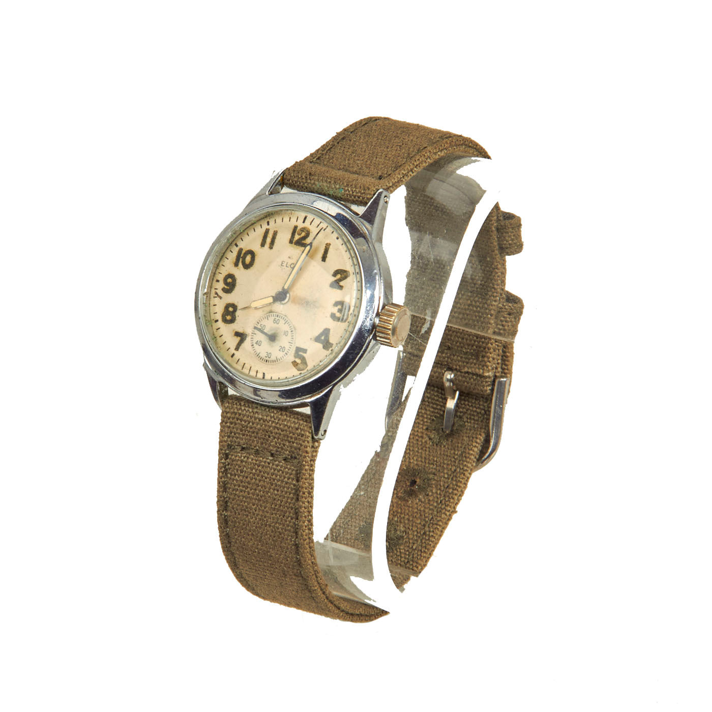Original U.S. WWII Ordnance Department Wrist Watch by Elgin - Fully Fu ...