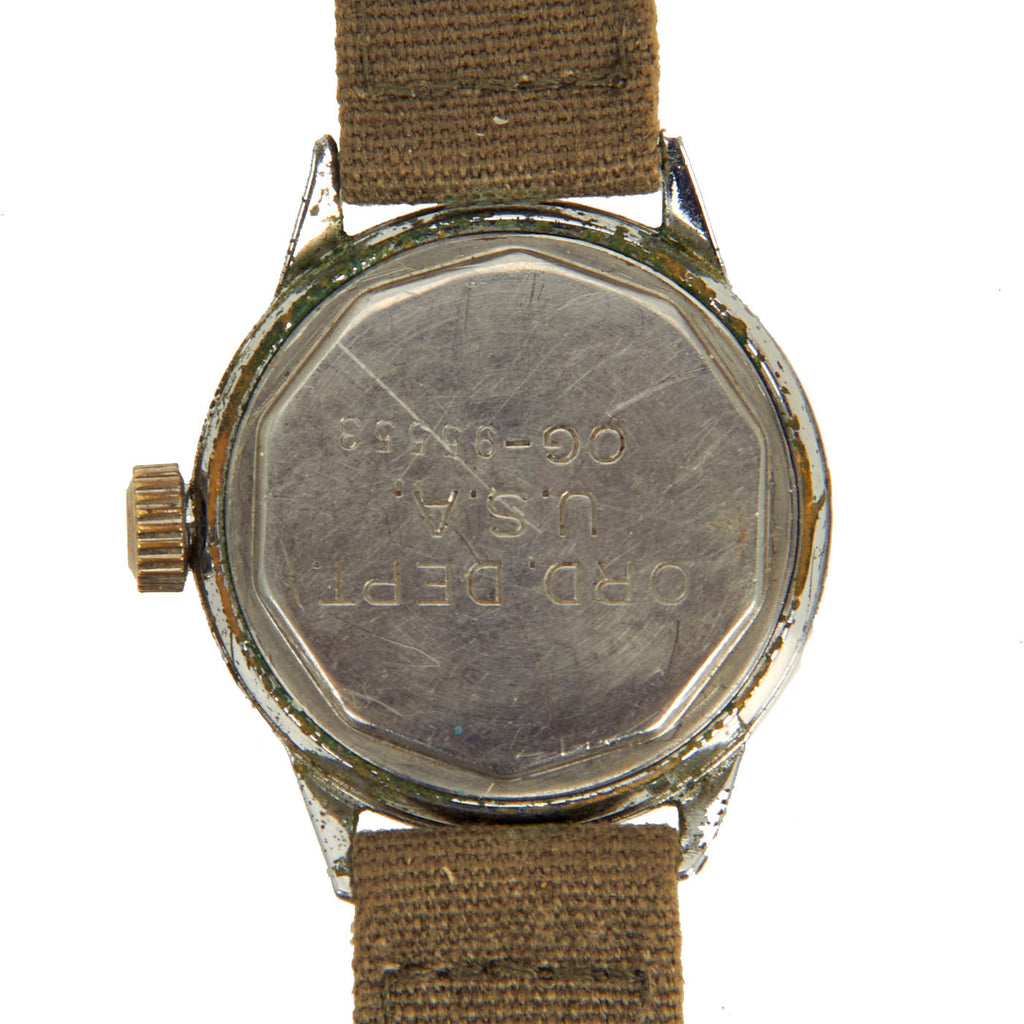 Original U.S. WWII Ordnance Department Wrist Watch by Elgin - Fully Fu ...