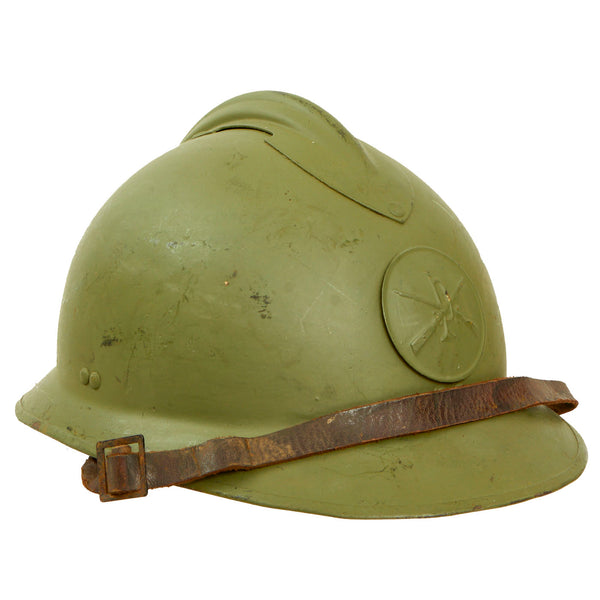 Original Mexican WWII French-Made M26 Adrian Helmet with Infantry Badg ...