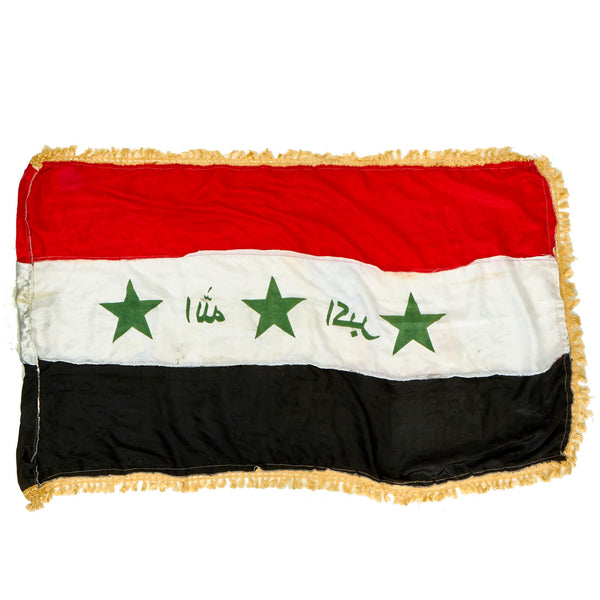 Original Iraqi National Battle Flag - Operation Iraqi Freedom Bring Ba ...
