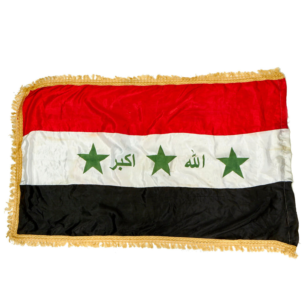 Original Iraqi National Battle Flag - Operation Iraqi Freedom Bring Ba ...