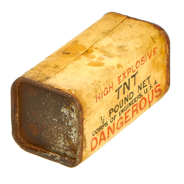 Original U.S. WWII Corps of Engineers High Explosive TNT 1/2 Pound Blo – International Military ...
