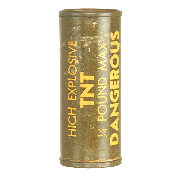 Original Vietnam War Era U.S. High Explosive TNT 1/4 Pound Stick - Ine ...
