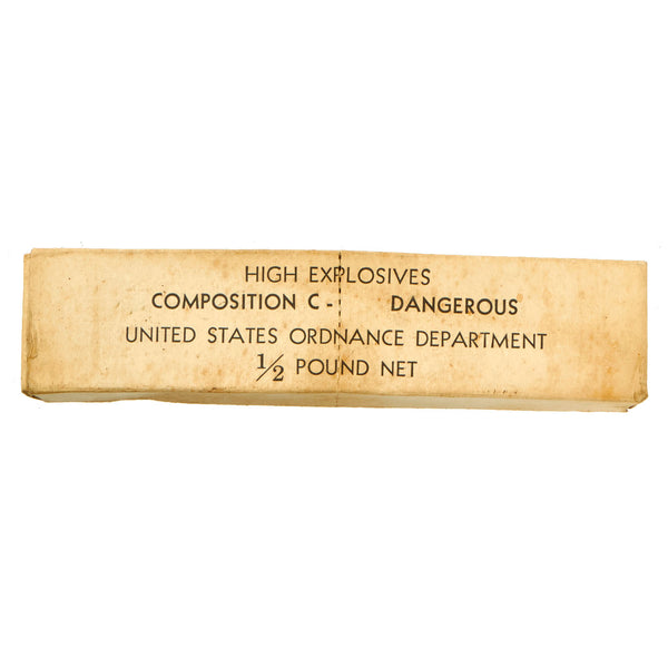 Original U.S. Vietnam War Empty / Inert Composition C-4 Block ...