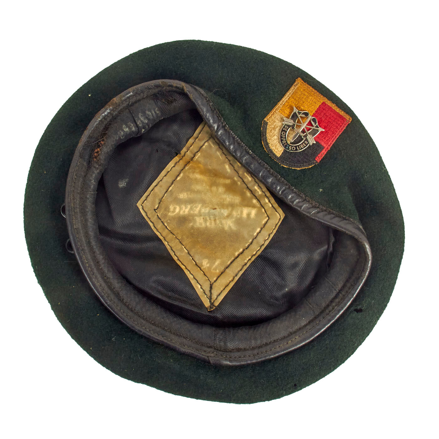 Original U.S. Vietnam War 3rd Special Forces Group Green Beret and Jun ...