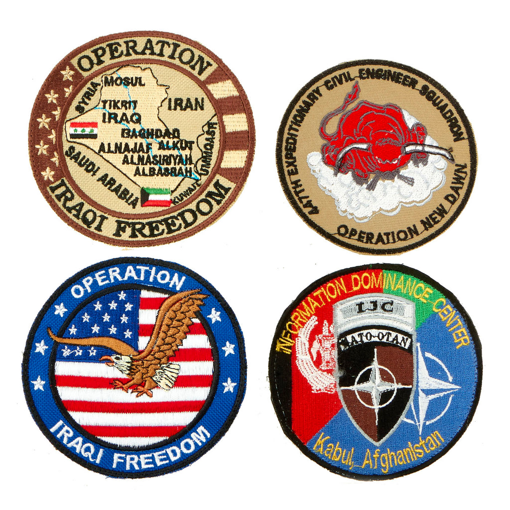 Original U.S. Global War on Terror GWoT Embroidered Patch Lot Featurin ...