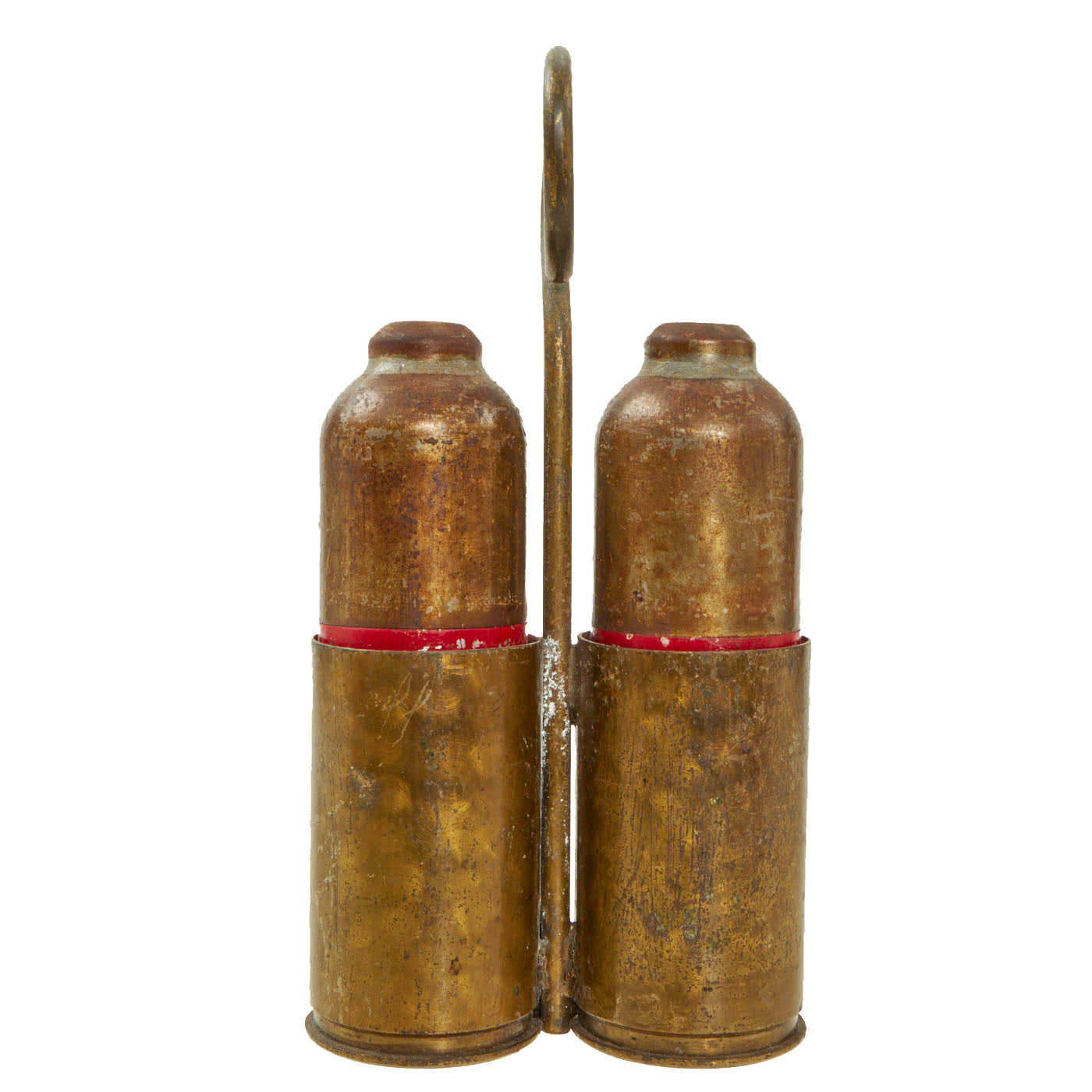 Original Italian WWII Red Devil 45mm Brixia Model 35 Mortar Bombs Salt ...