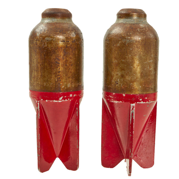 Original Italian WWII Red Devil 45mm Brixia Model 35 Mortar Bombs Salt ...