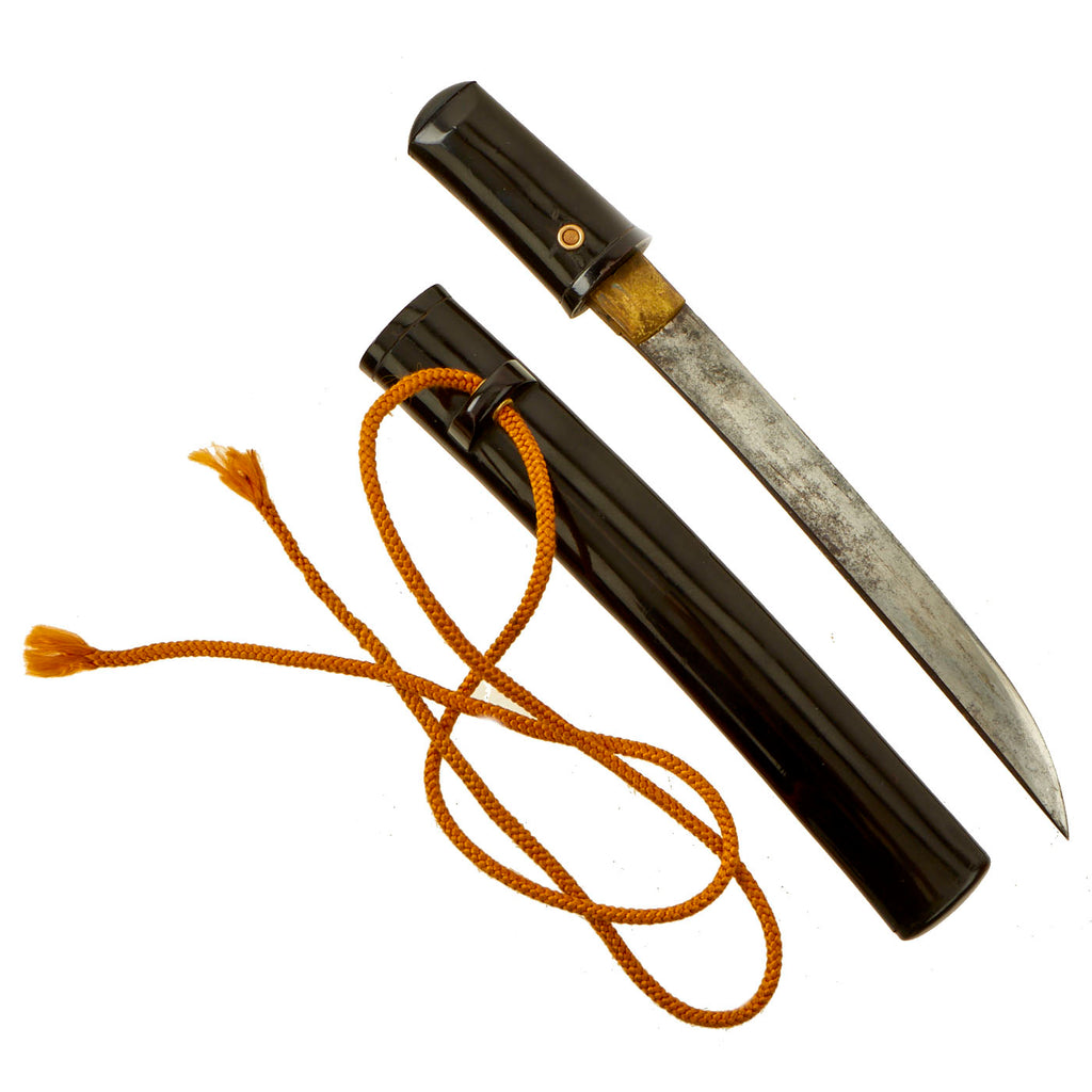 Original Japanese Late Edo Period Women's Kaiken Dagger with Lacquered ...
