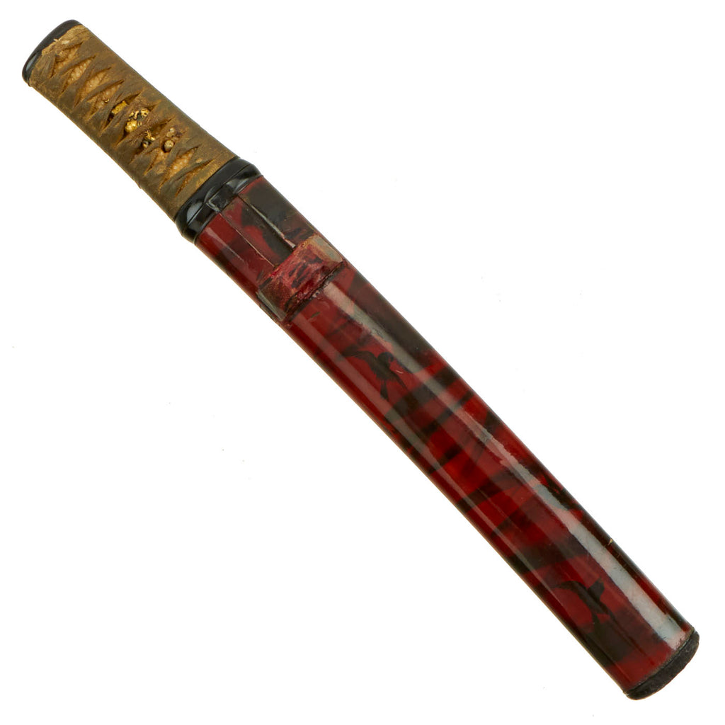Original Japanese Late Edo Period Women's Kaiken Dagger with Lacquered ...