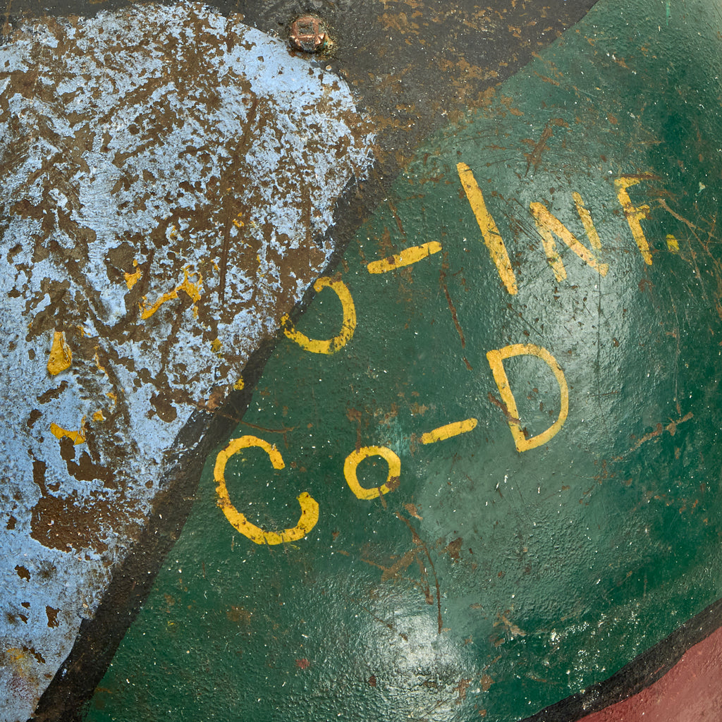 Original U.S. WWI M1917 Helmet of the 3rd Infantry Division with ...