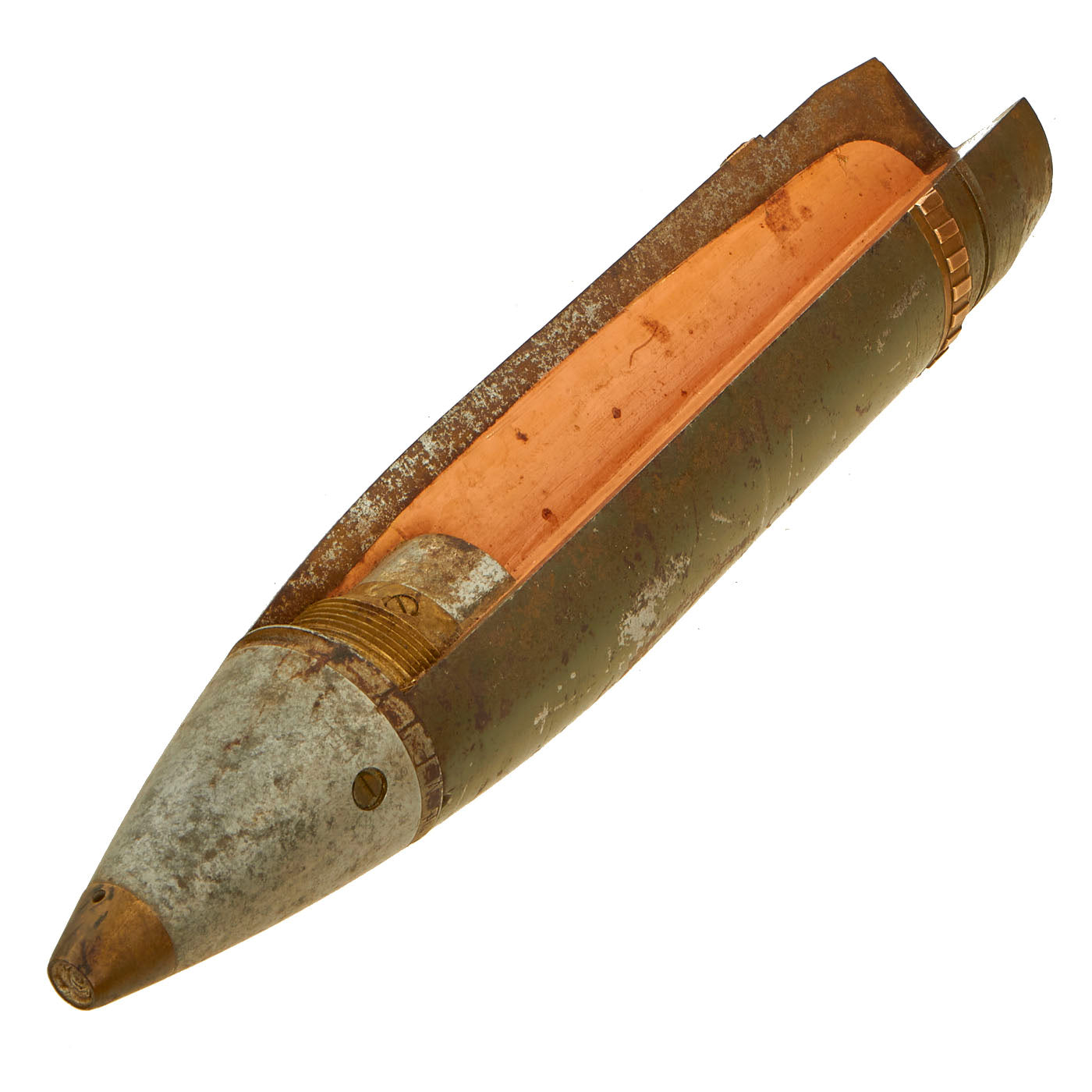 Original U.S. WWII 1943 Dated Inert M20 Recoilless Rifle M309A1 75mm T ...