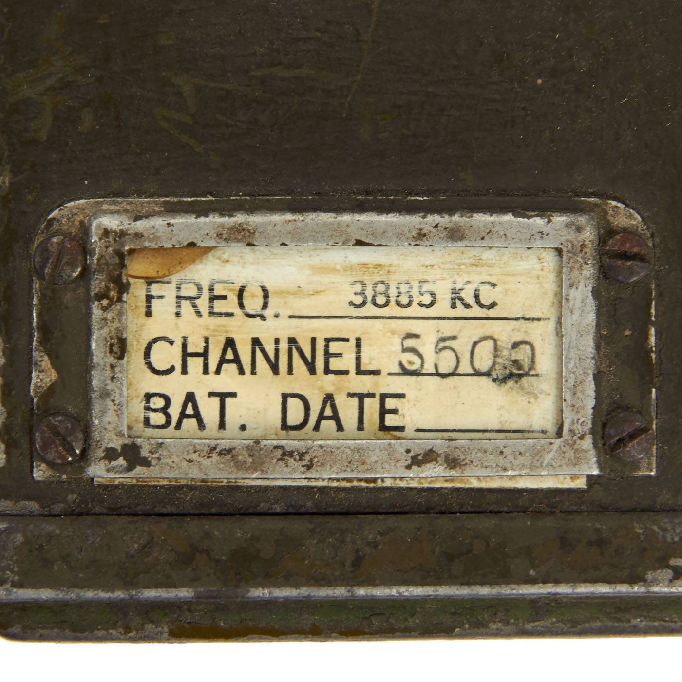 Original U.S. WWII Handie Talkie SCR-536 Radio Transceiver BC-611-F Da ...
