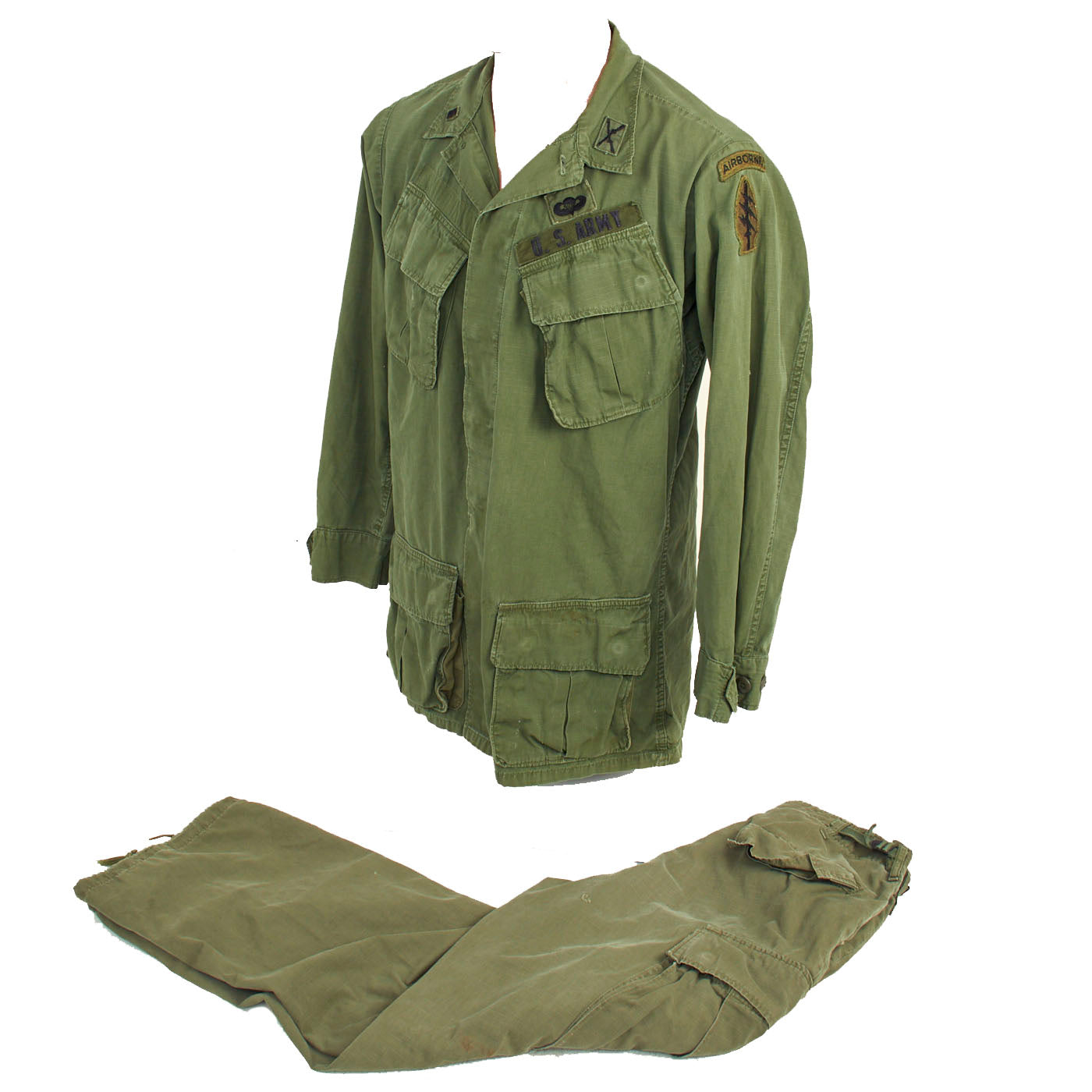 Original U.S. Vietnam War 1st Special Forces (Airborne) OG-107 “Type I ...