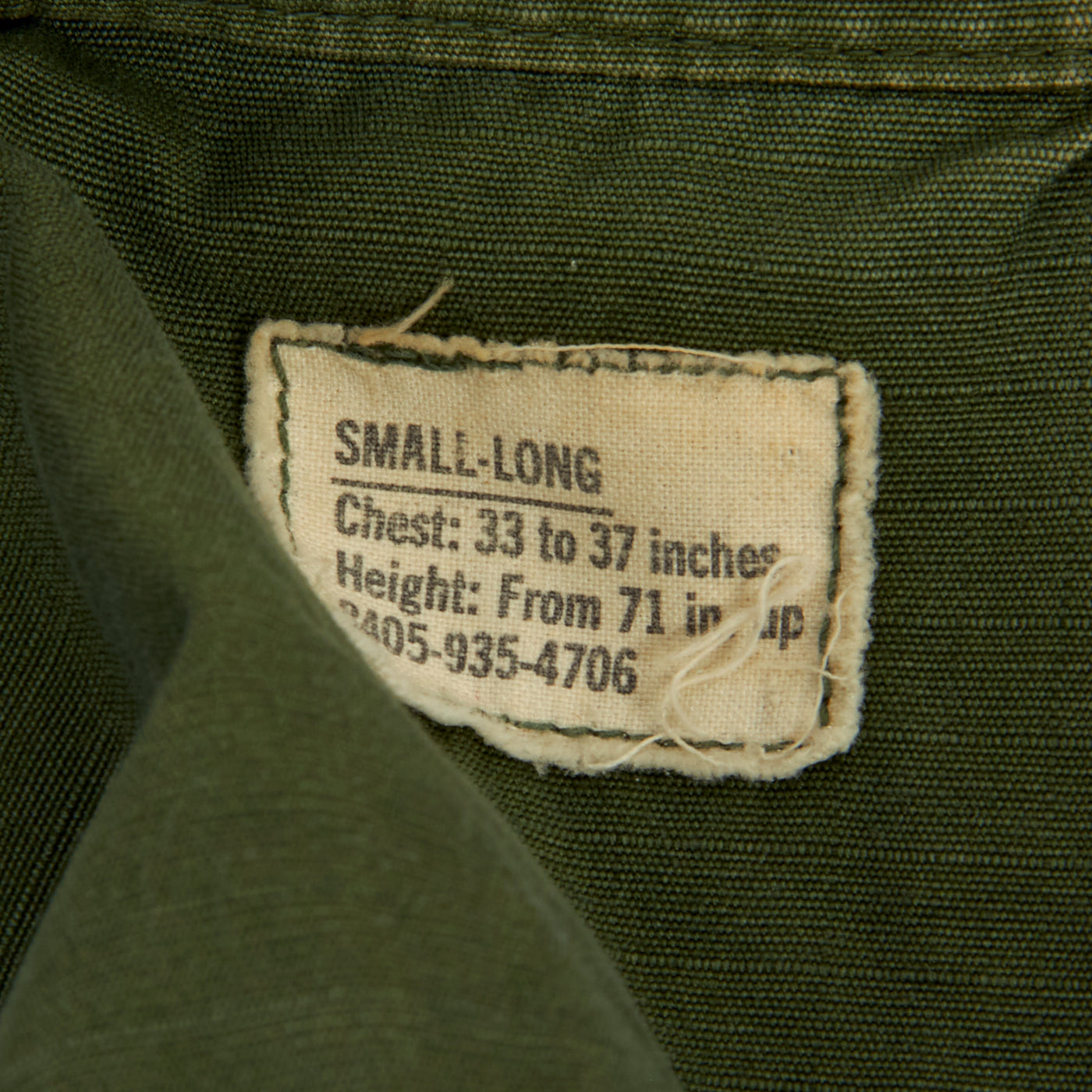 Original U.S. Vietnam War 1st Special Forces (Airborne) OG-107 “Type I ...